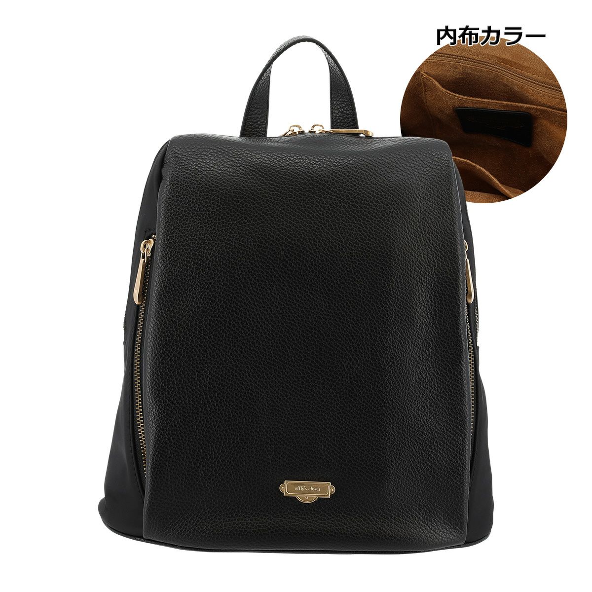エフィー リュック レディース CVJ1-012 efffy | リュックサック 牛革