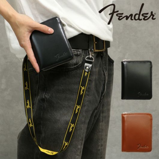 フェンダー コインケース 本革 L字ファスナー メンズ 950-700 Fender