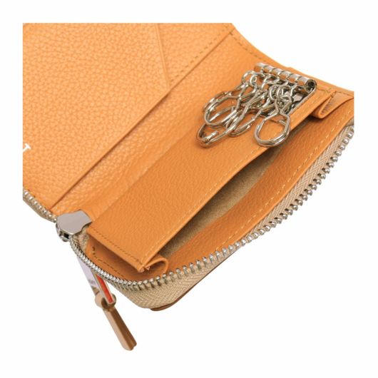 イズイット キーケース 鍵入れ 鍵 ラウンドファスナー コンパクト 5連