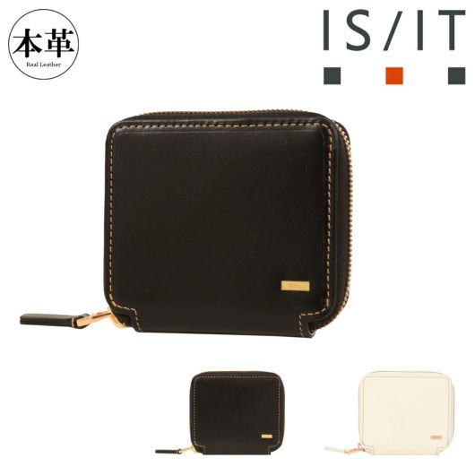イズイット 財布 ラウンドファスナー 本革 エイ革 メンズ ガルーシャ