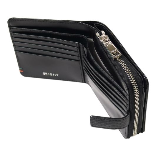 イズイット 二つ折り財布 L字ファスナー メンズ 本革 ツール 979604 IS